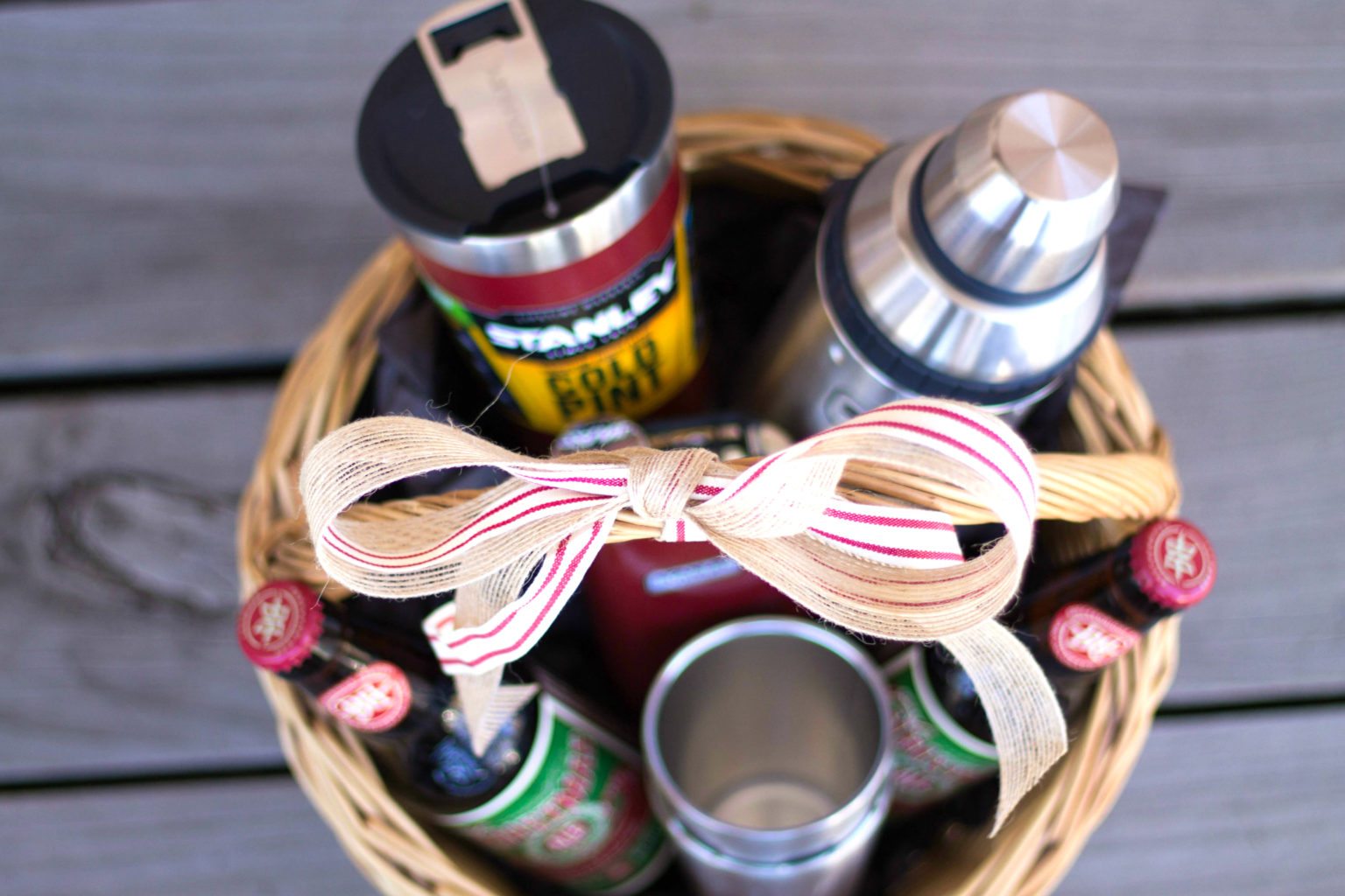 DIY Cheers Gift Basket – Oak + Oats