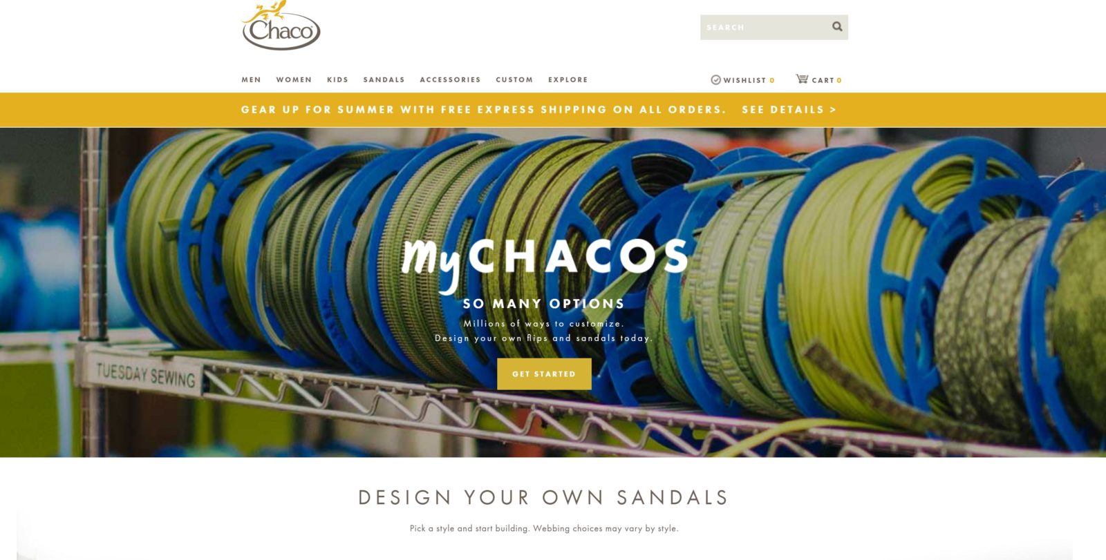 My Custom Chacos – Oak + Oats