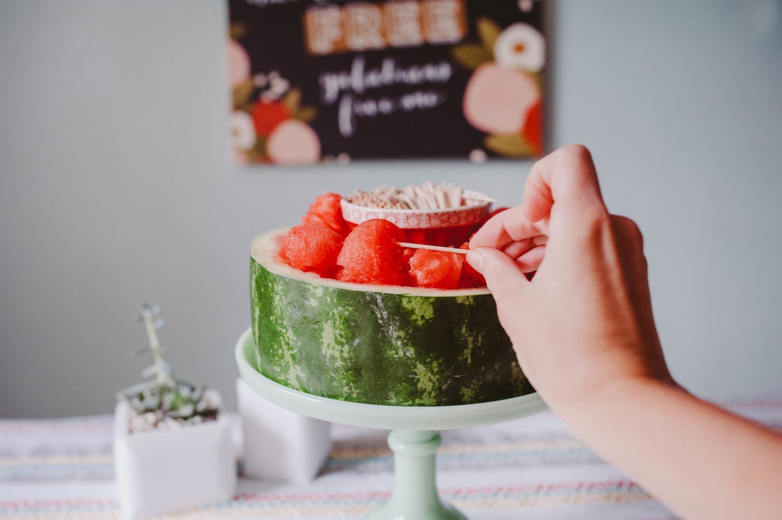 Fun & Simple Watermelon Display – Oak + Oats