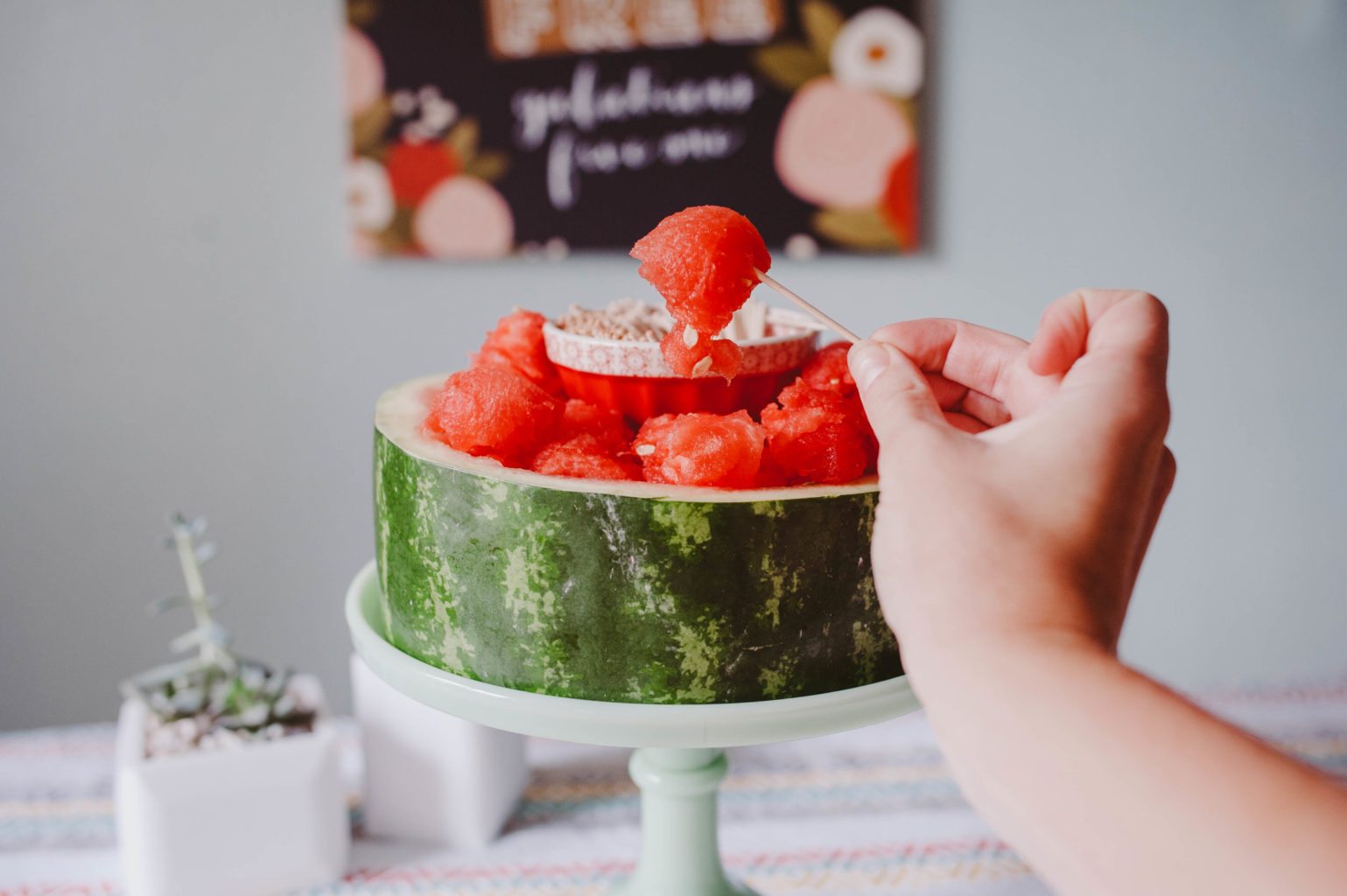 Fun & Simple Watermelon Display – Oak + Oats