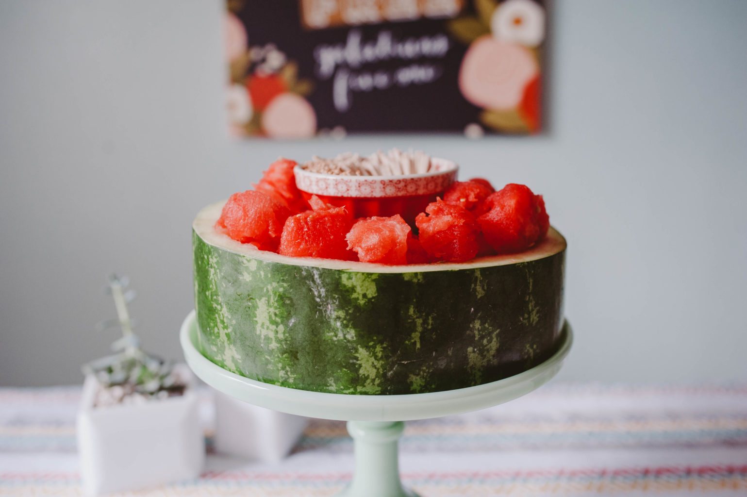 Fun & Simple Watermelon Display – Oak + Oats