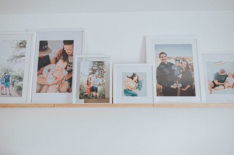 Creating a Statement Photo Wall – Oak + Oats
