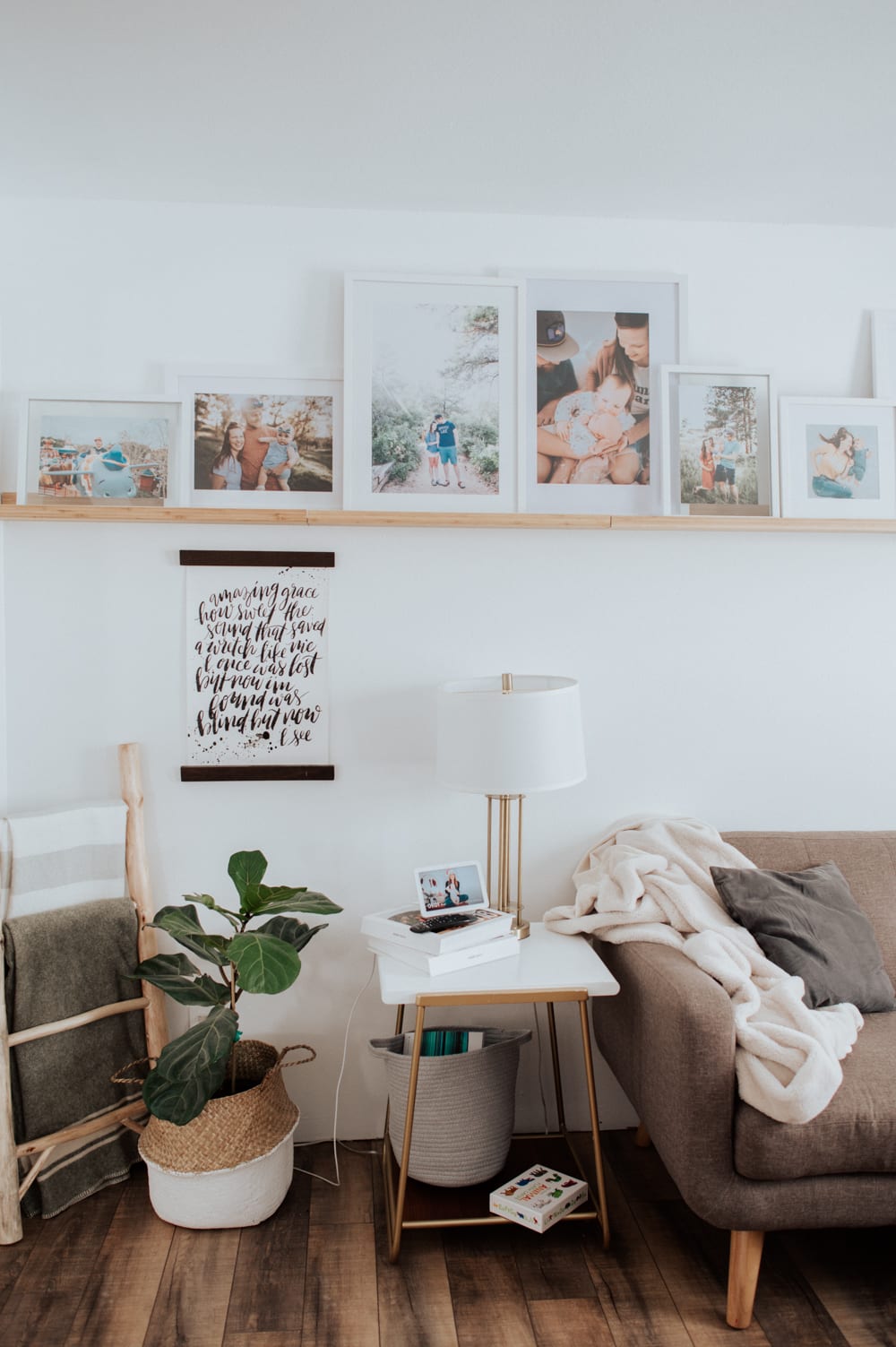Creating a Statement Photo Wall – Oak + Oats