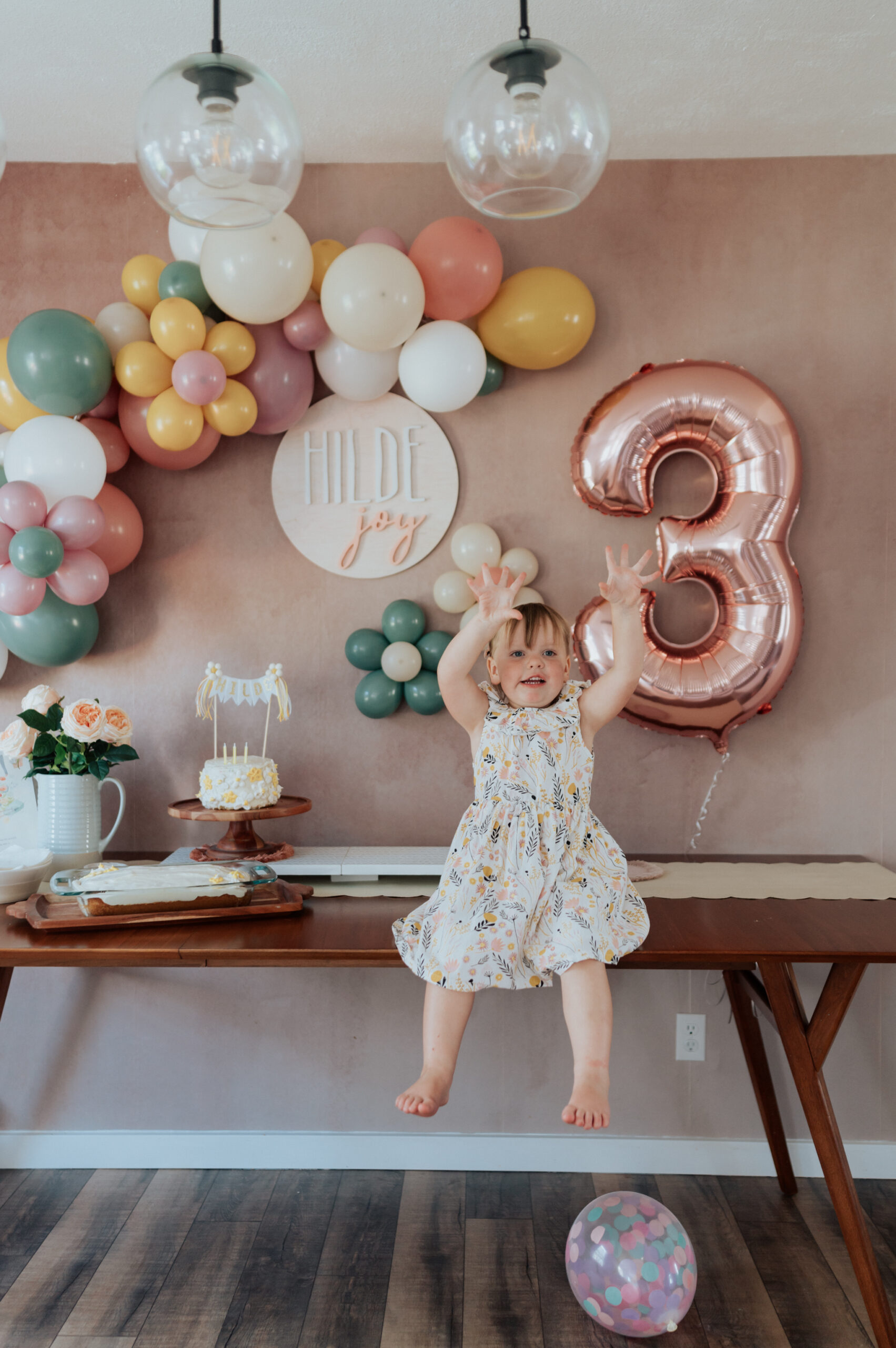 A Wildflower Themed 3rd Birthday – Oak + Oats