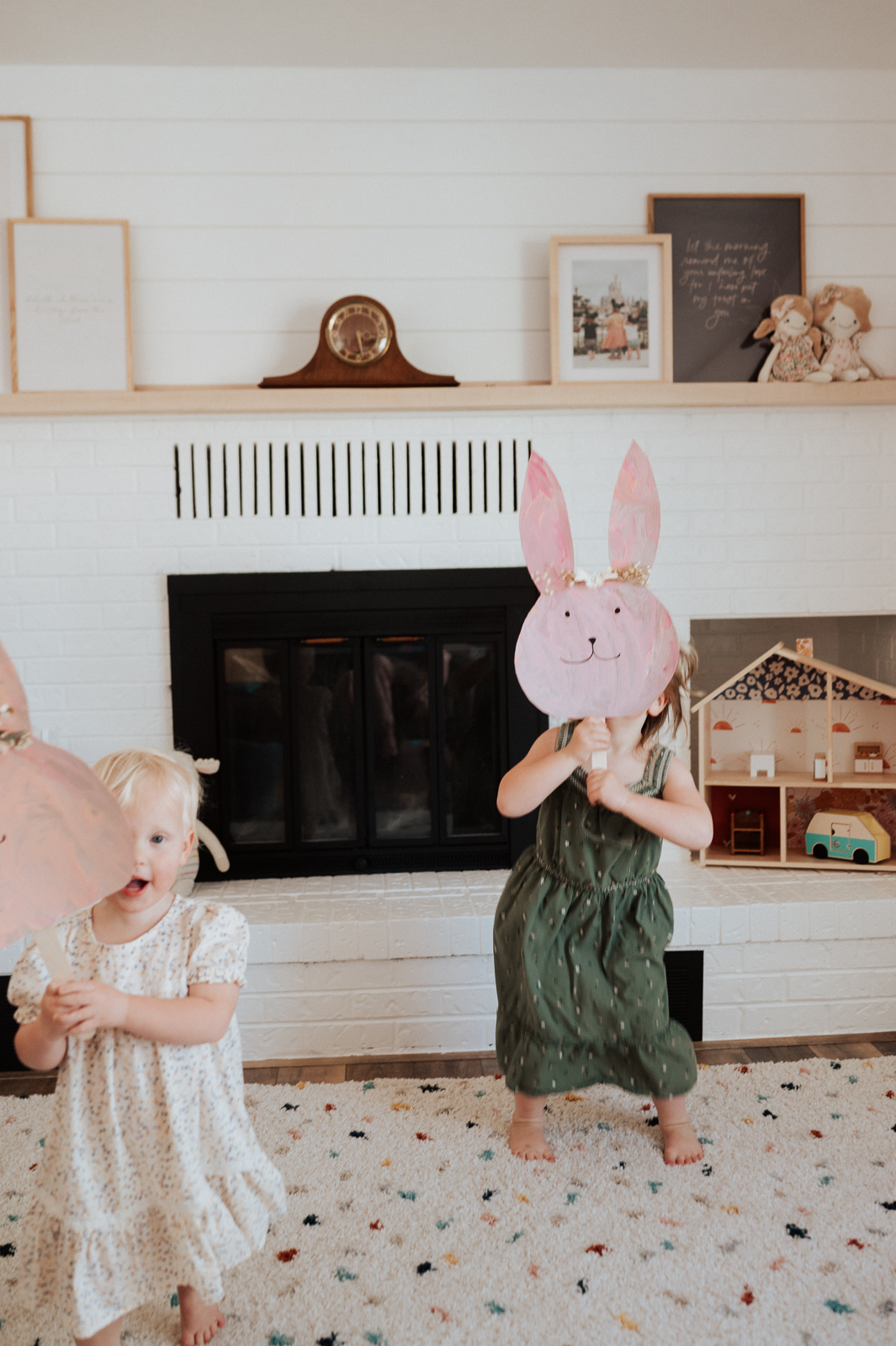 Cardboard Easter Bunny Masks – Oak + Oats