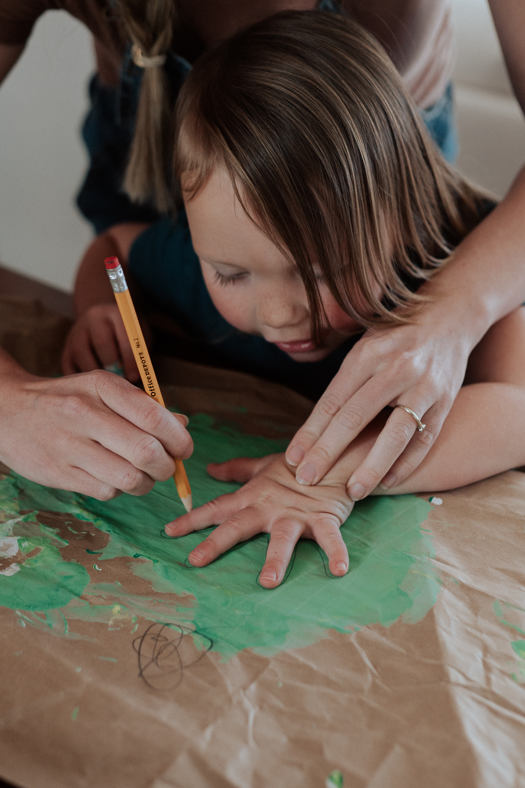 Handprint Palm Branches for Palm Sunday – Oak + Oats