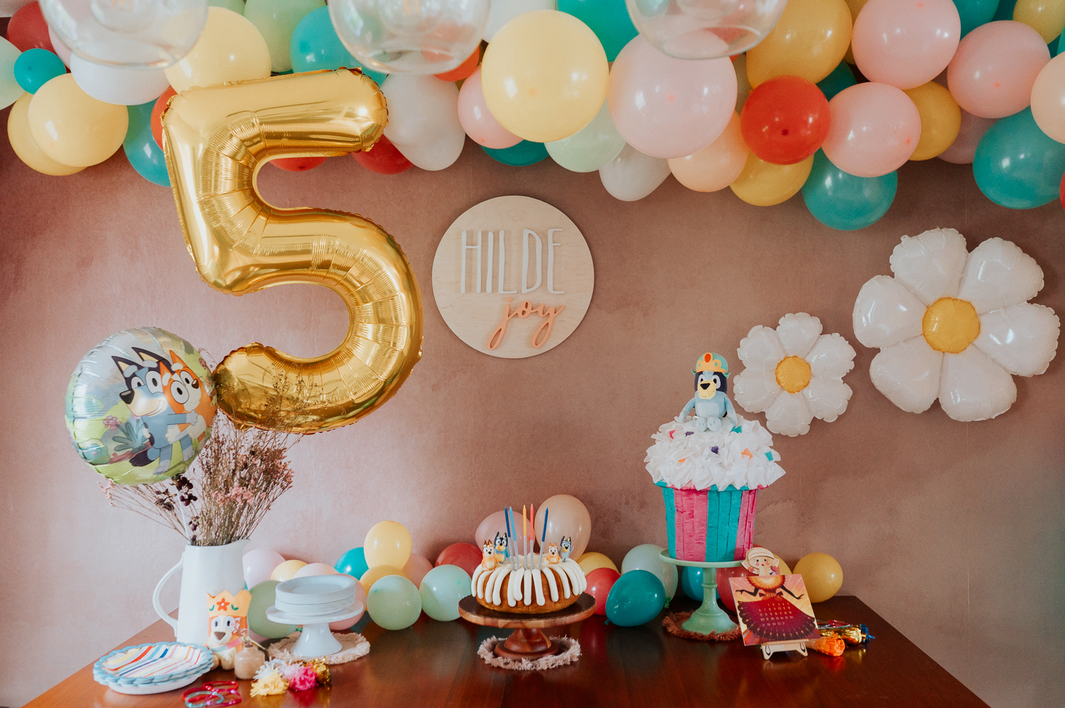 Wackadoo! A Bluey Themed 5th Birthday – Oak + Oats