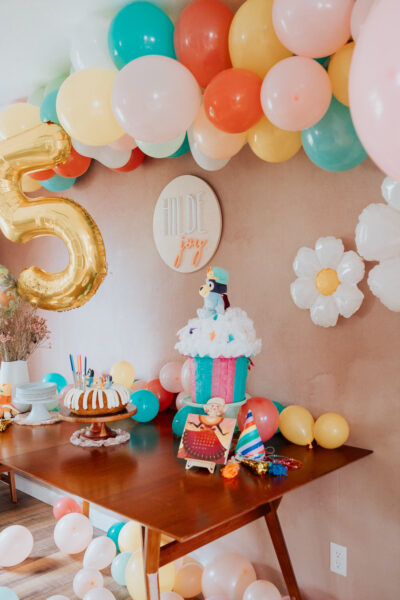 Wackadoo! A Bluey Themed 5th Birthday – Oak + Oats