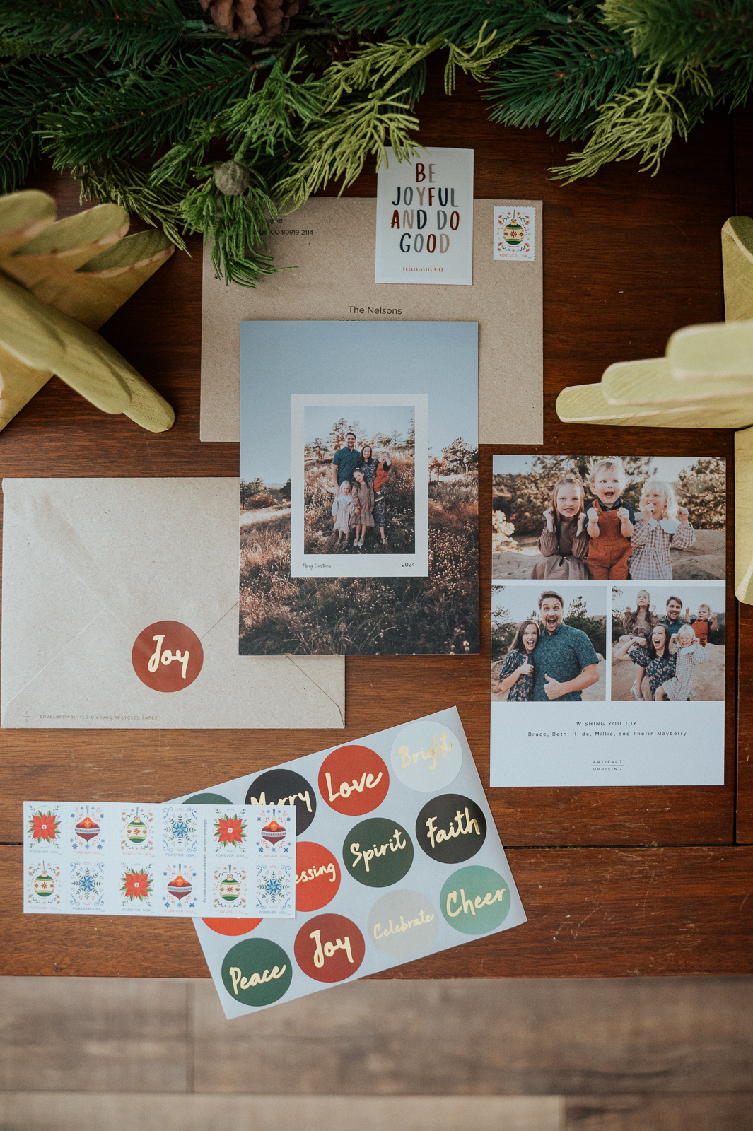 Be Joyful: Our Christmas Cards – Oak + Oats